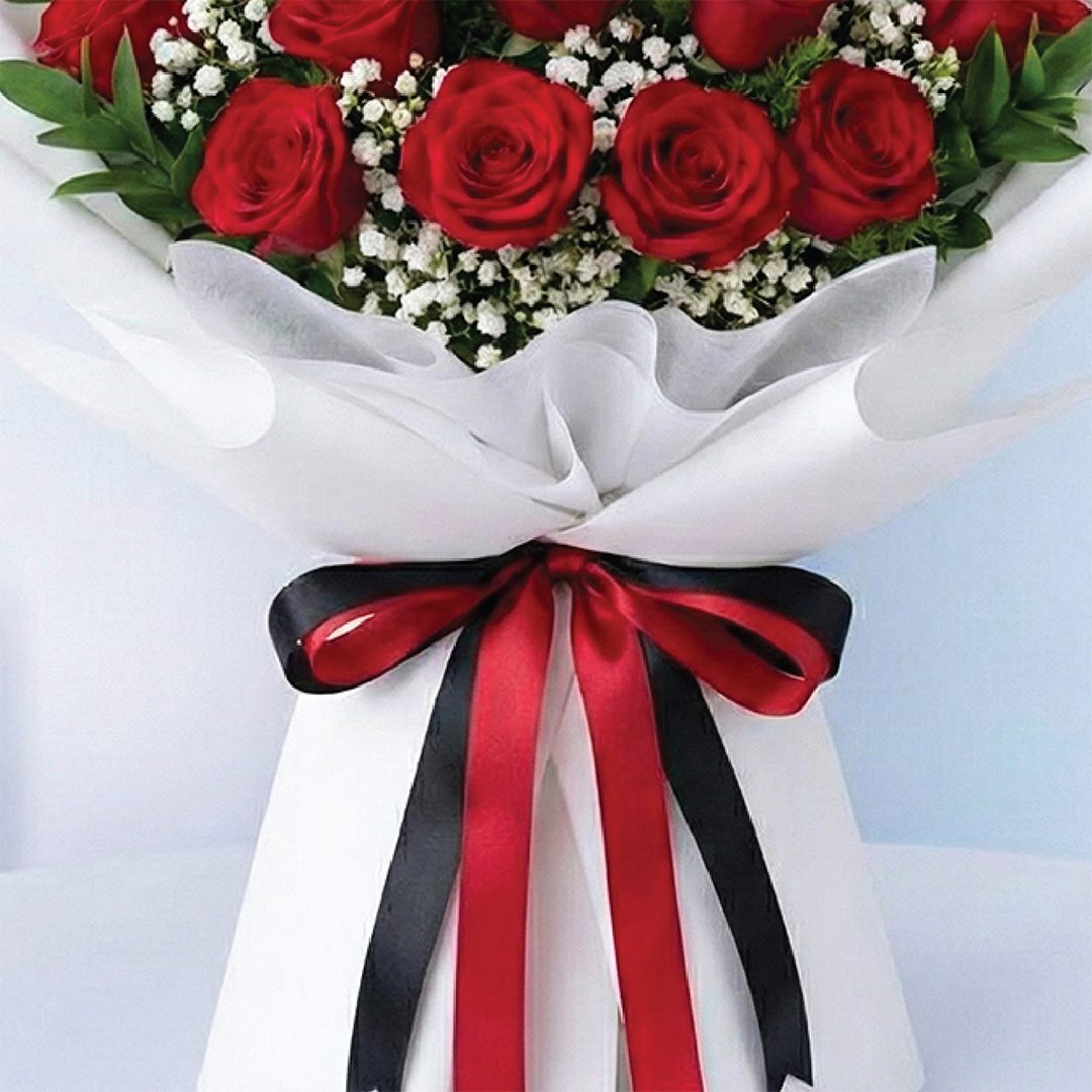 Anniversary Red Rose Bouquet | 18 Premium Roses