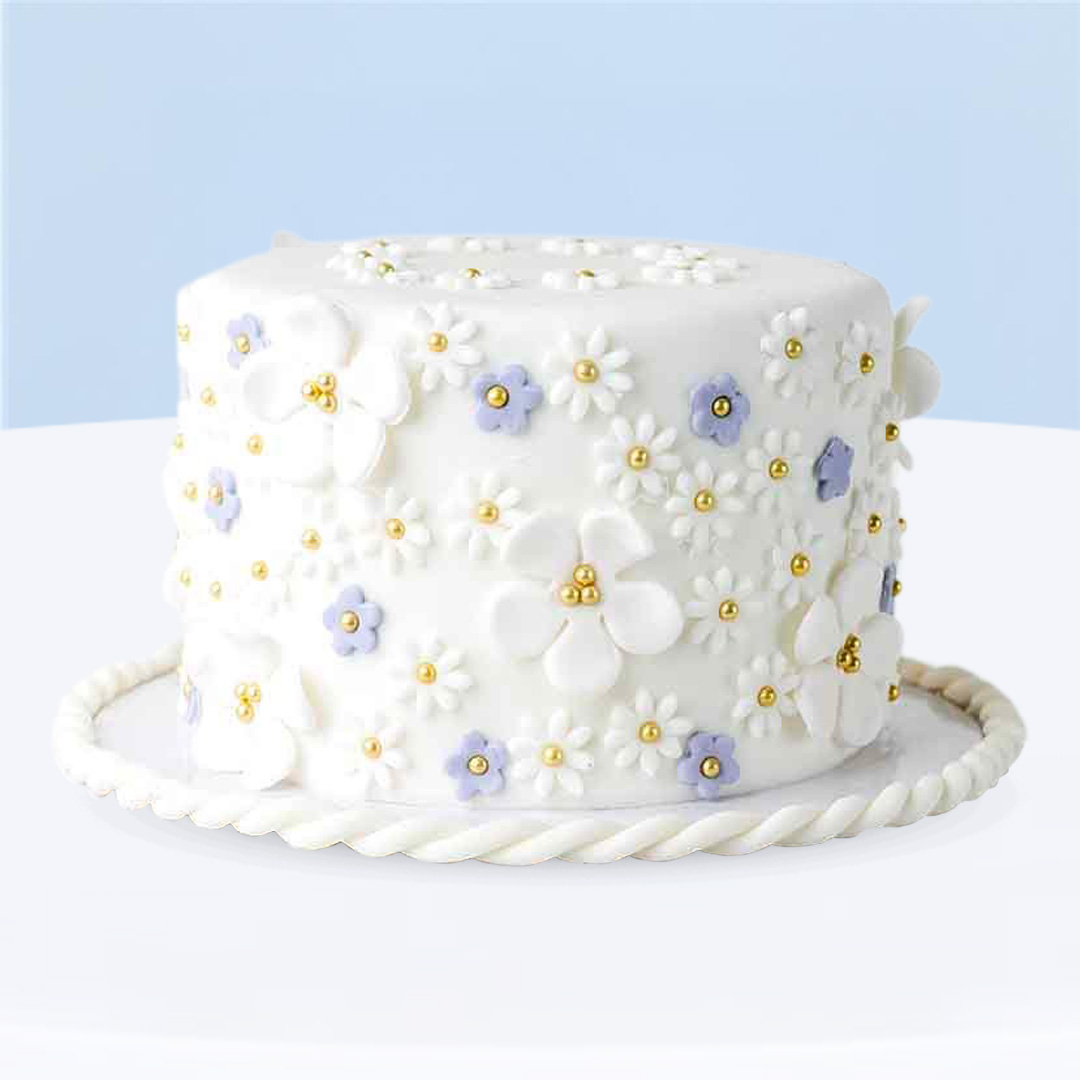 Flower Theme Cake 1 kg | Special Floral Cake