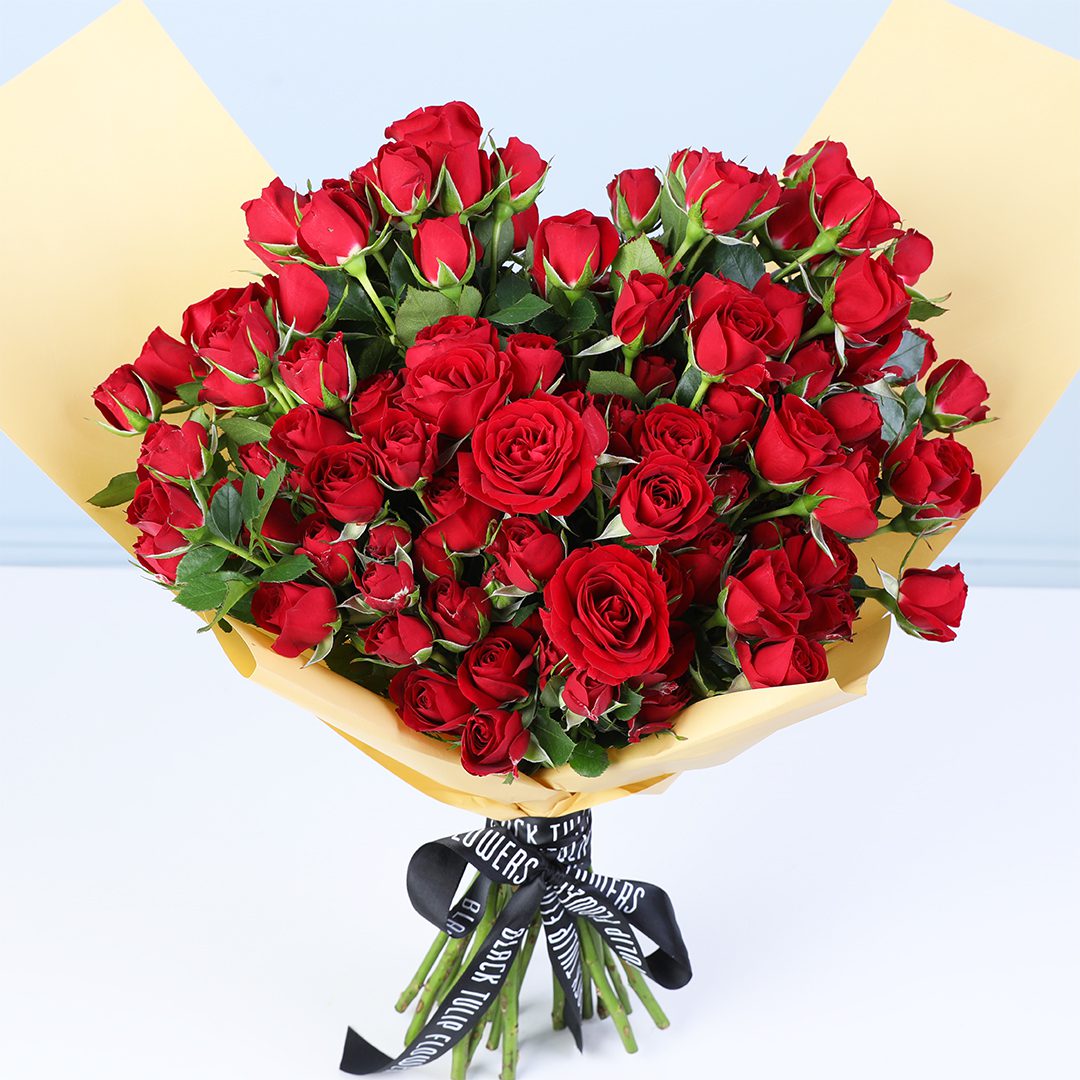 Promise of Love – Red Rose Bouquet | Romantic Flower Gift