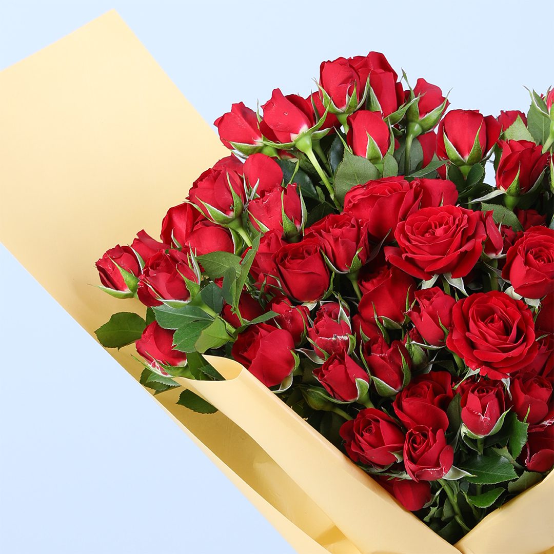 Promise of Love – Red Rose Bouquet | Romantic Flower Gift
