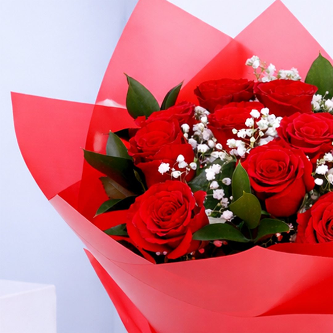 True Love Red Rose Bouquet | Romantic Bouquet Online