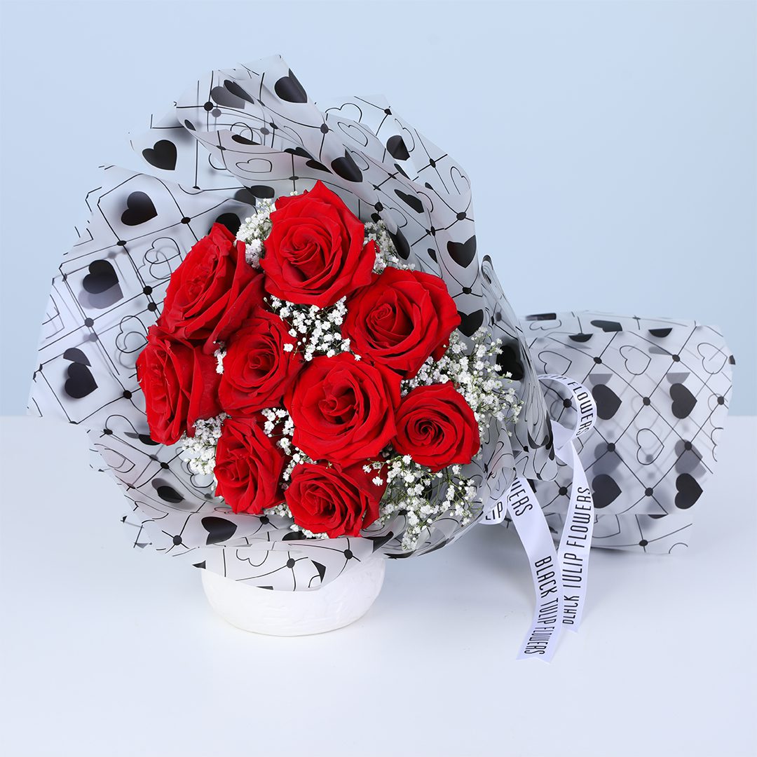 Red Roses for Valentine’s Day | Classic Romantic Bouquet