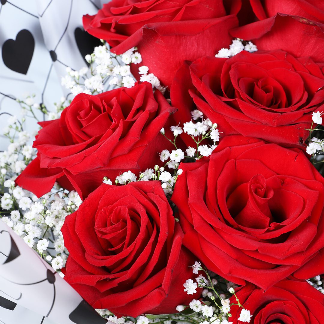 Red Roses for Valentine’s Day | Classic Romantic Bouquet